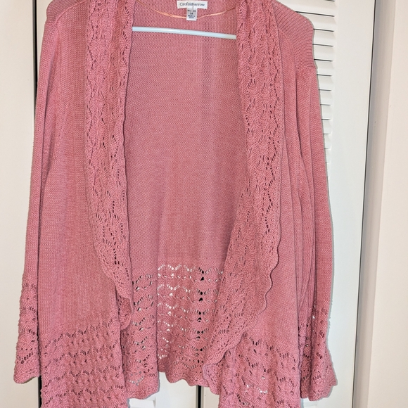 croft & barrow | Sweaters | Croft Barrow Rose Openfront Cardigan | Poshmark